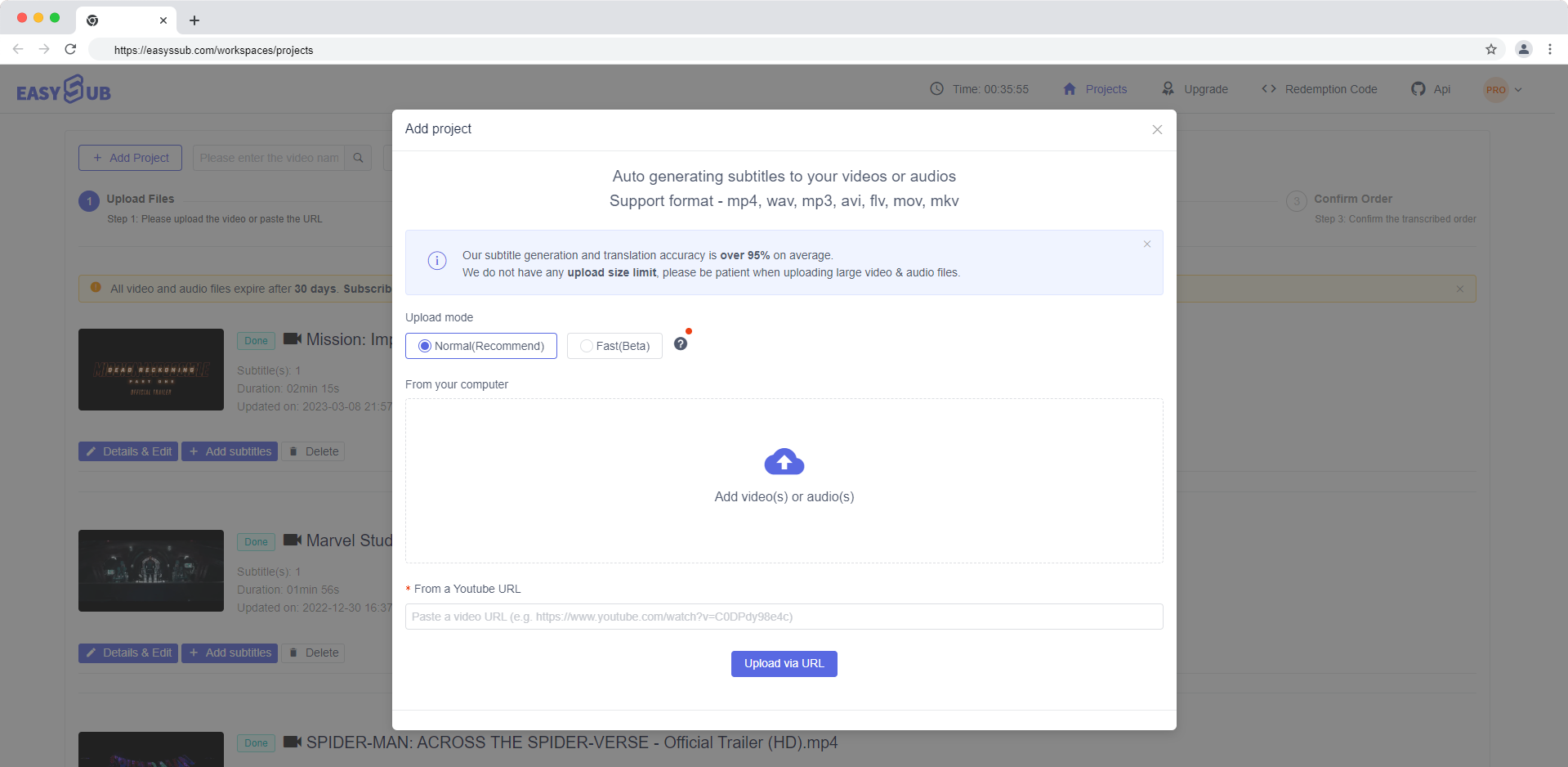 AI Subtitle Generators Online Free - EASYSSUB.COM
