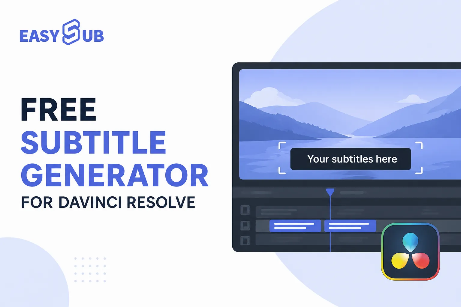 Free Subtitle Generator for DaVinci Resolve - Auto Subtitle Generator ...